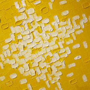 Custom Large Yellow Abstract Painting Original Knife Art Bright Happy ...